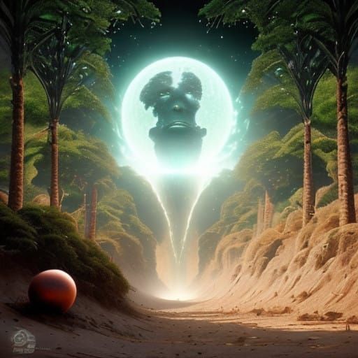 A stunning view of a HYPERREALISTIC swarm of orbe type ovnis firing ...