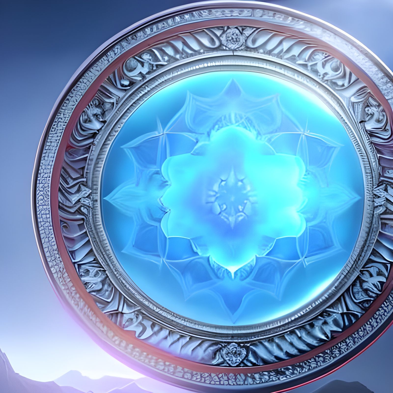 The blue entity - AI Generated Artwork - NightCafe Creator