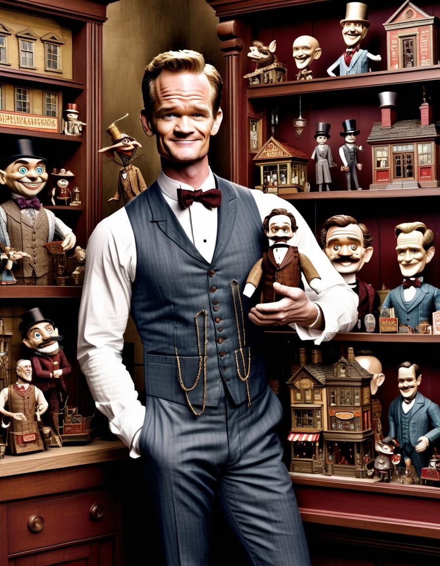 Neil Patrick Harris as the Toymaker from Doctor Who - AI Generated ...