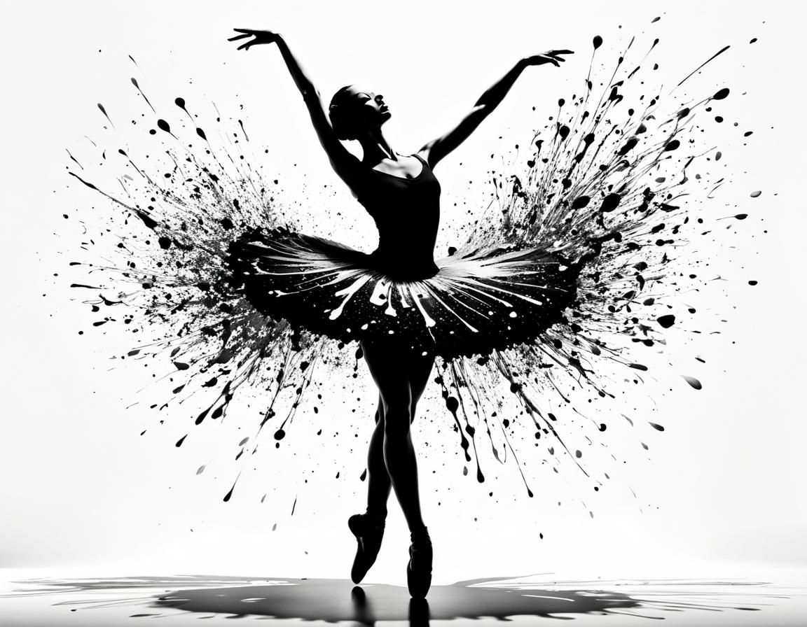 SPLATTER BALLET - AI Generated Artwork - NightCafe Creator
