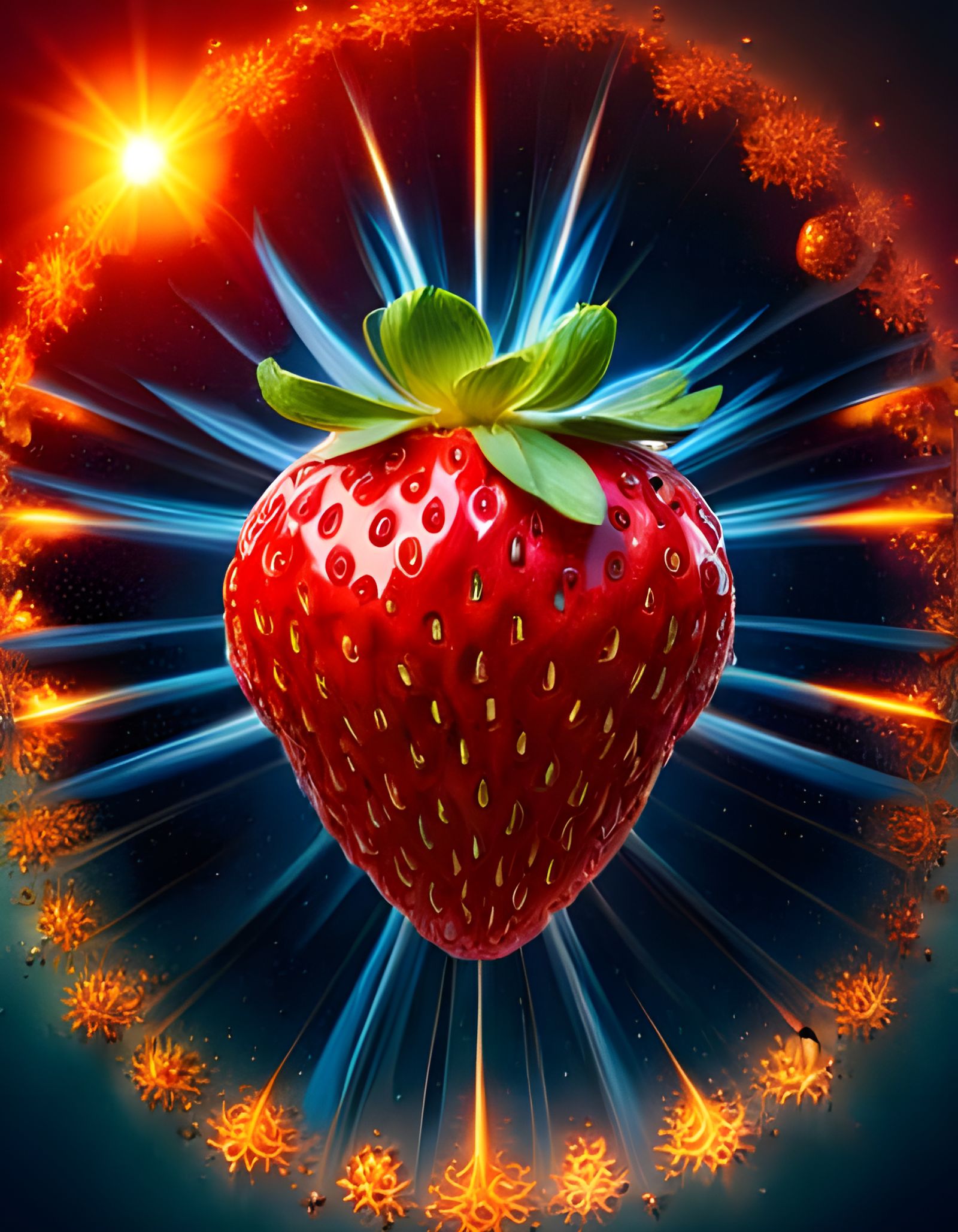 The Cosmic Strawberry v3 - AI Generated Artwork - NightCafe Creator