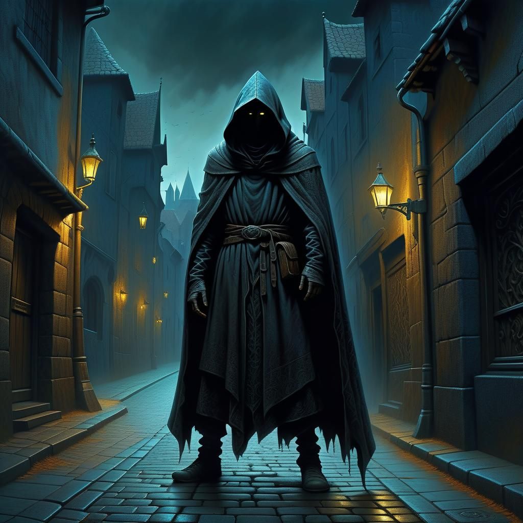 Mysterious figure - AI Generated Artwork - NightCafe Creator