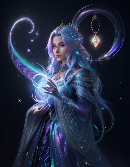 Magical Lady - AI Generated Artwork - NightCafe Creator