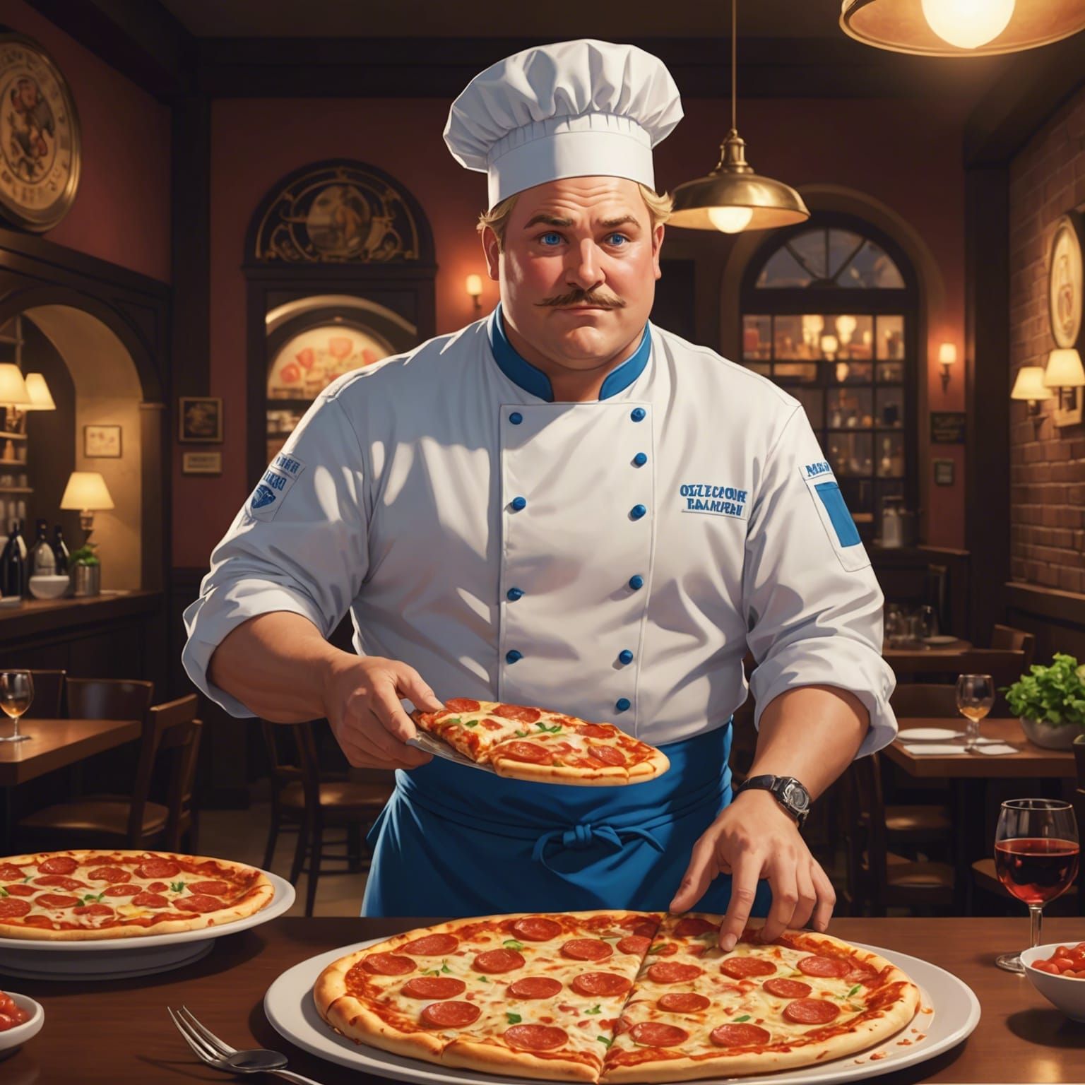 Pizza Man. - AI Generated Artwork - NightCafe Creator