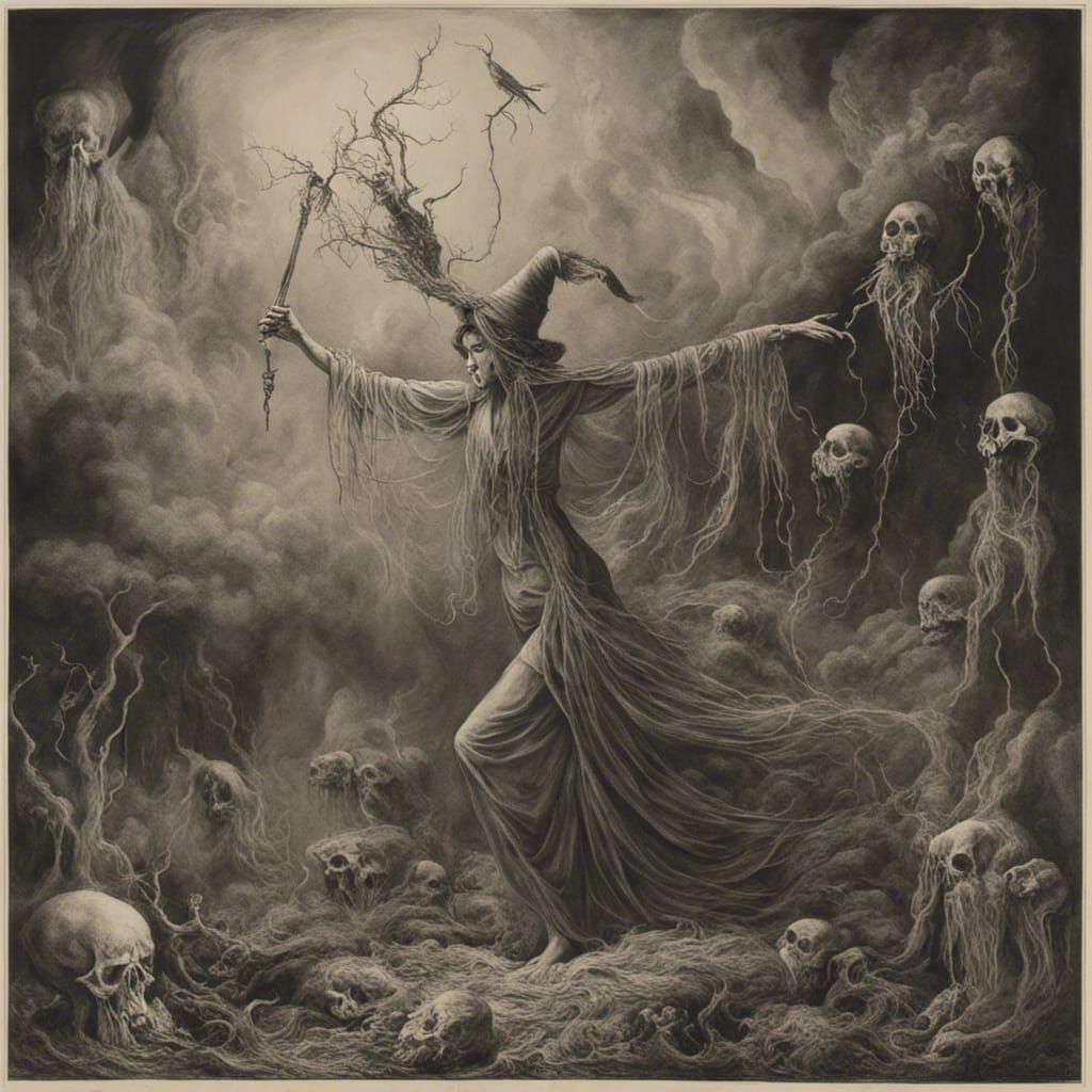 Cursed Ancient Witch - AI Generated Artwork - NightCafe Creator