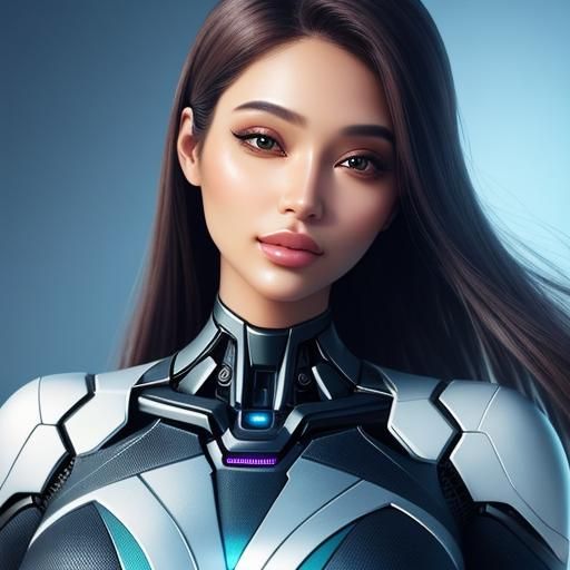 Bio Human technology Beautiful and very attractive Artificial ...