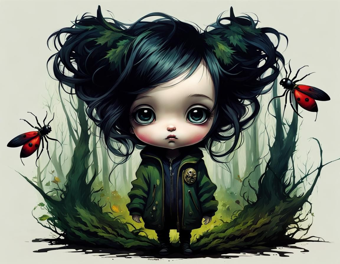 Bold colors beautiful chibi baby: mix of styles by Nicola Samori ...