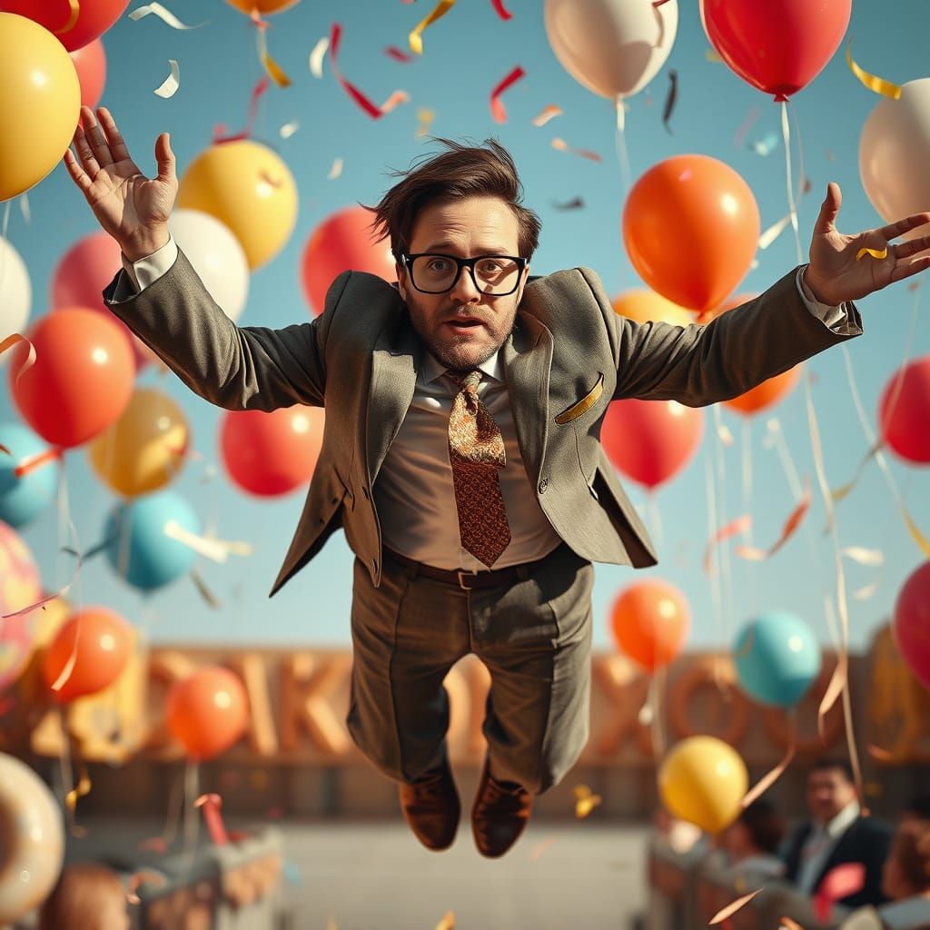 He breaks down after a hard day's work! 😂