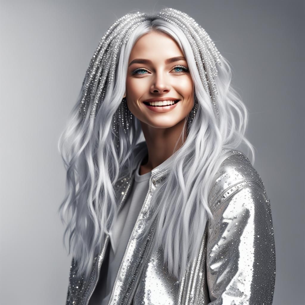 Silver Siren - AI Generated Artwork - NightCafe Creator