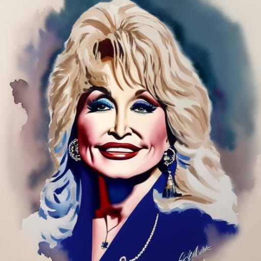 Dolly Parton - AI Generated Artwork - NightCafe Creator