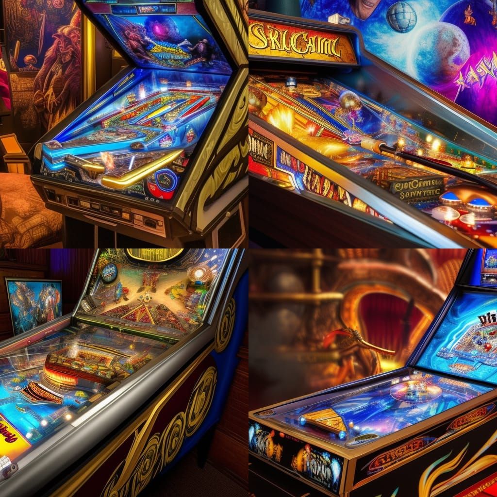 Pinball - AI Generated Artwork - NightCafe Creator