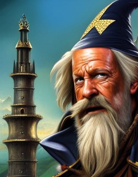 Wizard portrait - AI Generated Artwork - NightCafe Creator