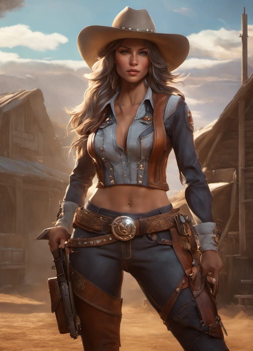 Cowgirl Ai Generated Artwork Nightcafe Creator