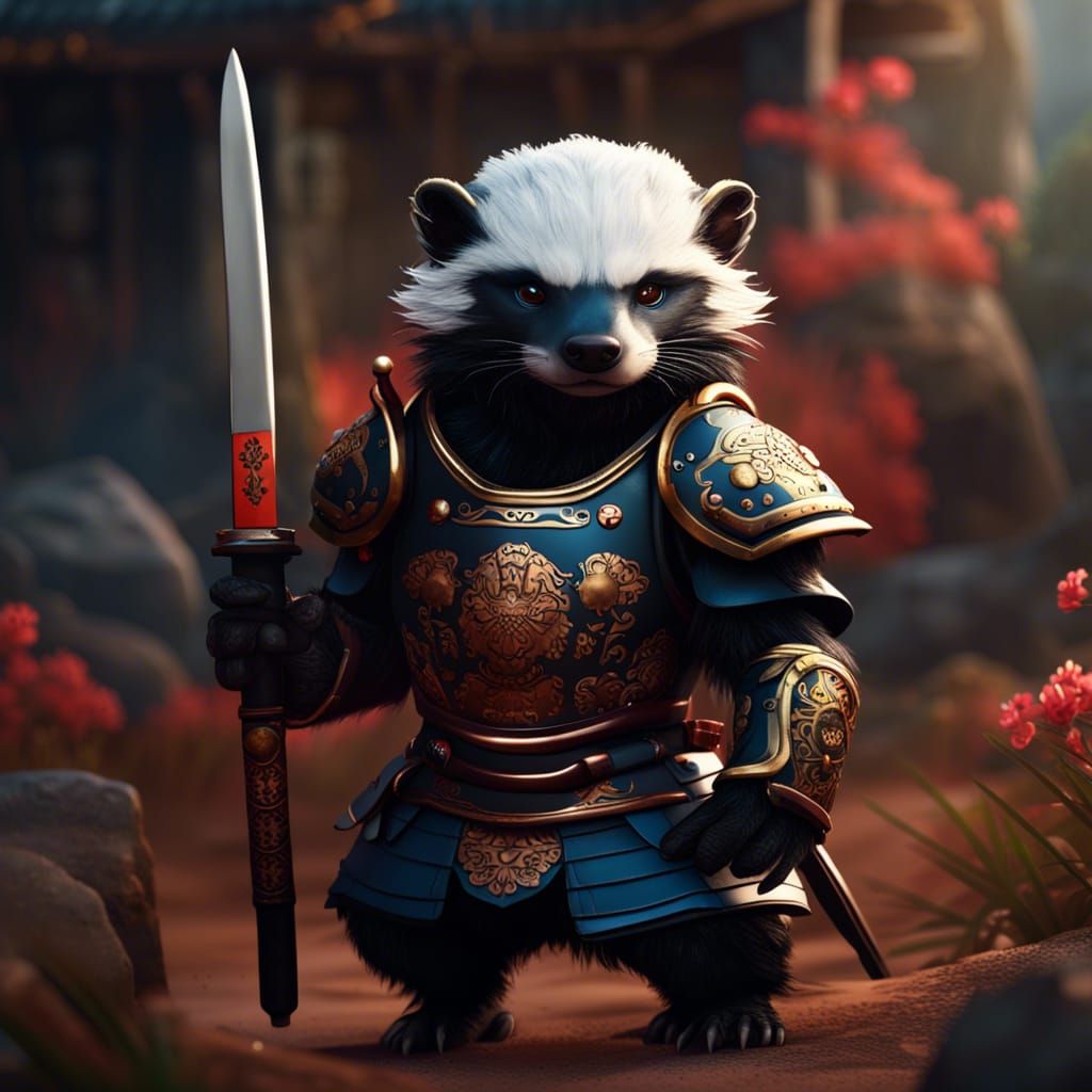 Honey Badger - AI Generated Artwork - NightCafe Creator