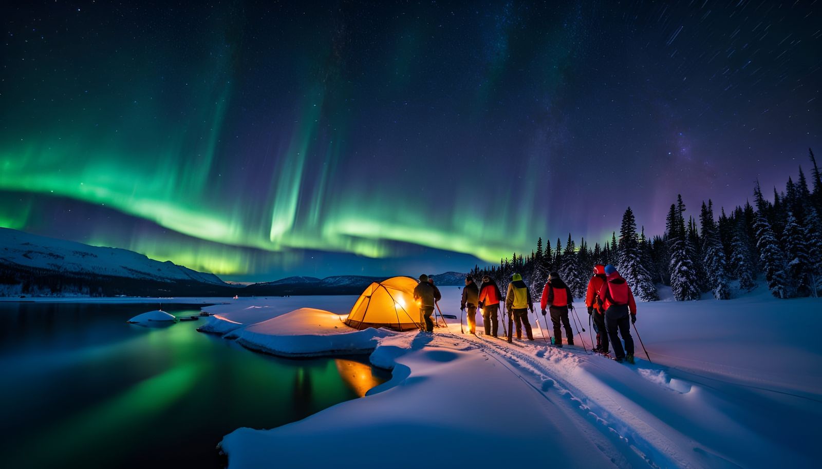 "Dreaming of Tromsø : Arctic Expedition Under Starry Skies 🌌" - AI Generated Artwork - NightCafe ...