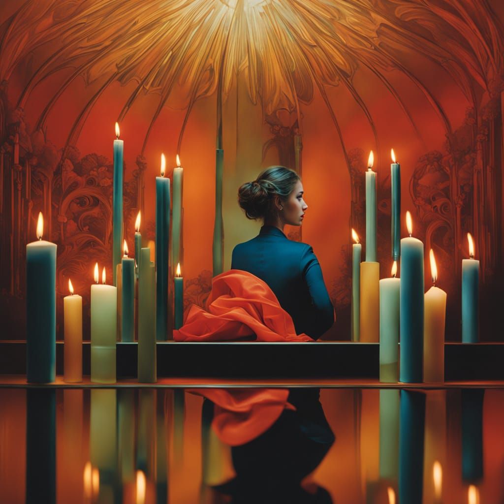 Surrealist Dreamscape with Intricate Details and V... - AI Art