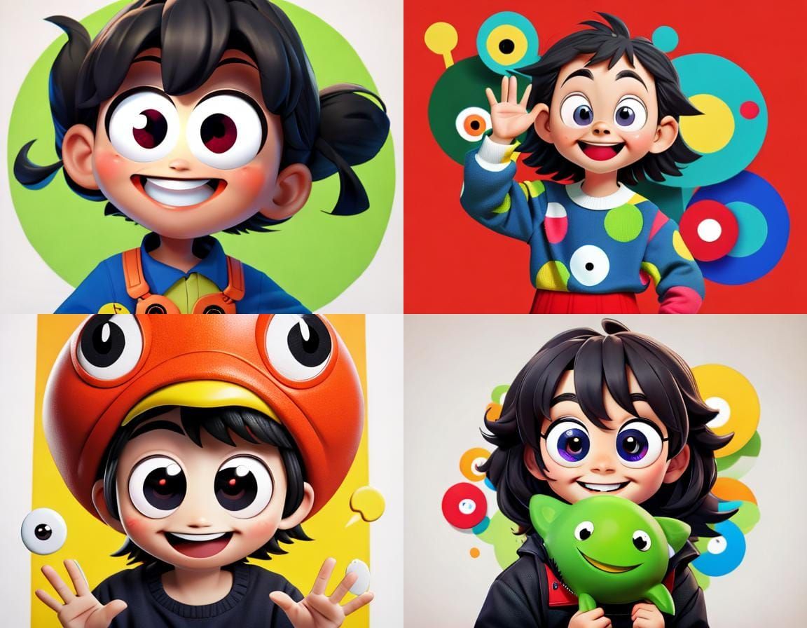 Goofy toddlers - AI Generated Artwork - NightCafe Creator