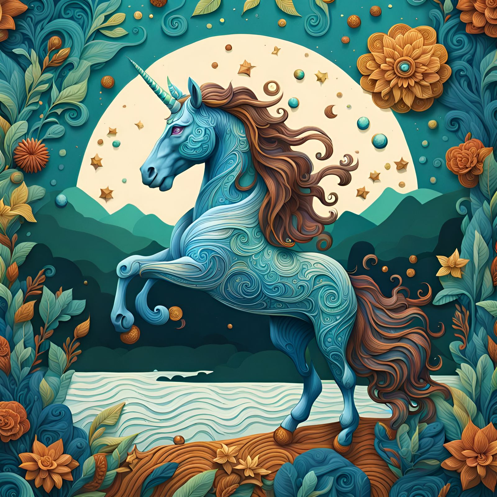 Mythical Pets # 482 - AI Generated Artwork - NightCafe Creator