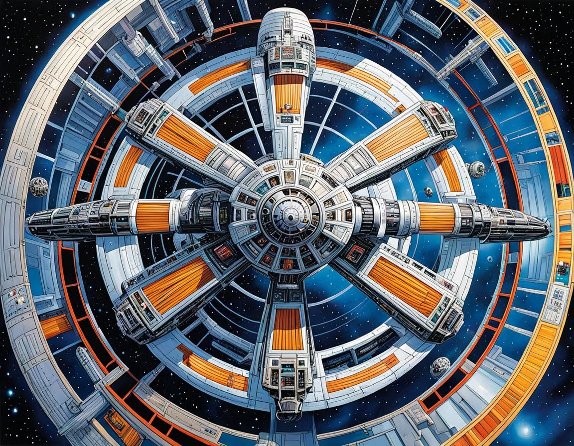 Hyperdrive - AI Generated Artwork - NightCafe Creator