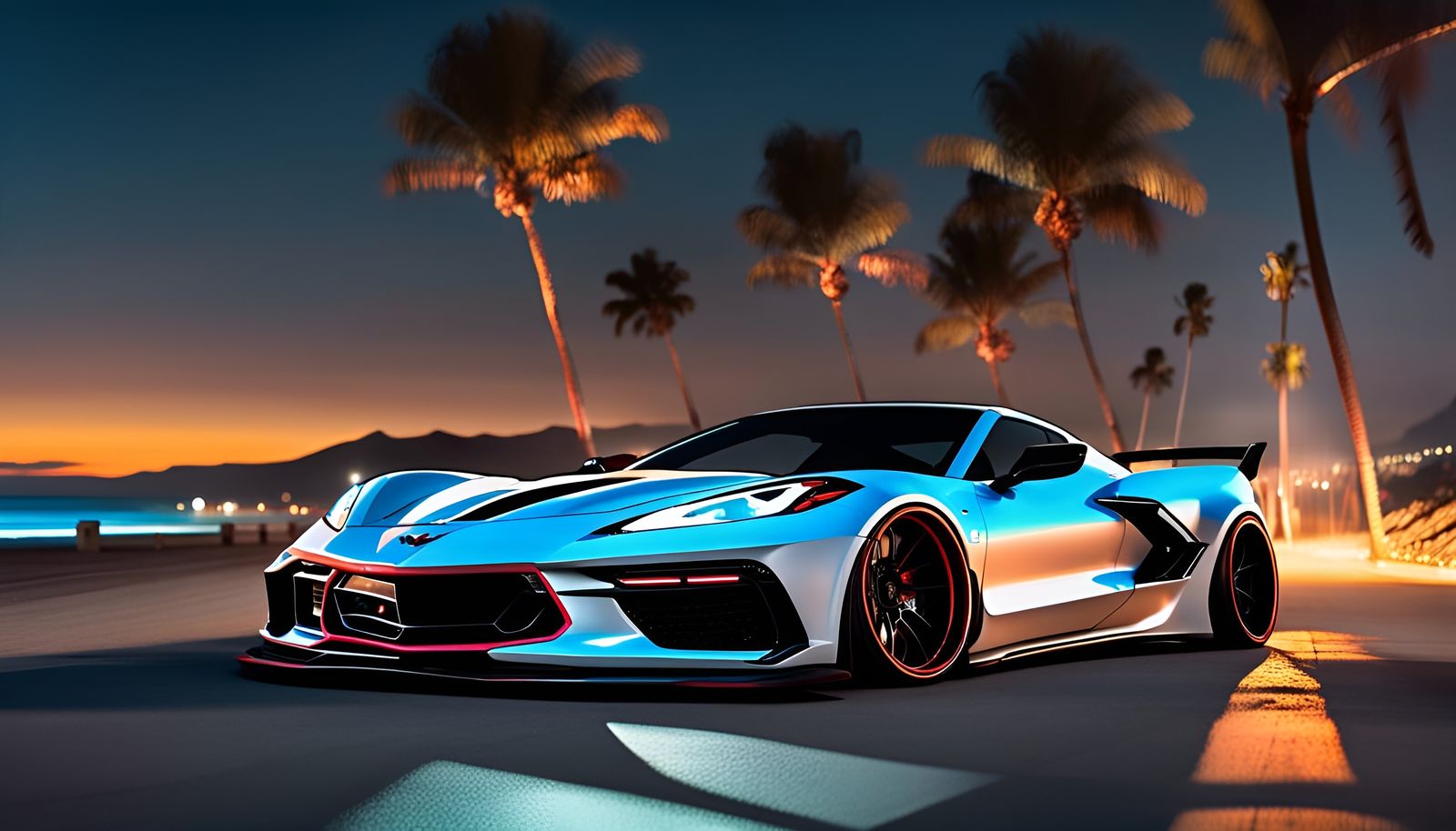 C8 Corvette - AI Generated Artwork - NightCafe Creator