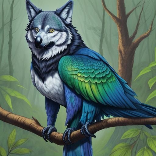 wolfparrot 5 - AI Generated Artwork - NightCafe Creator