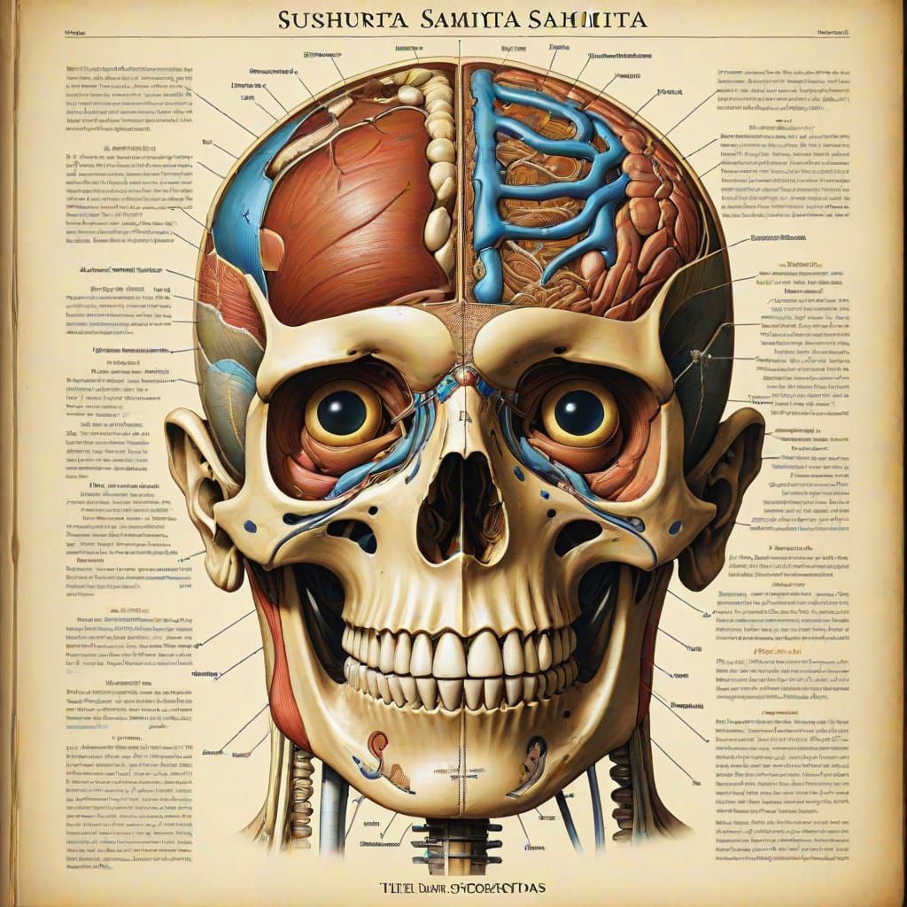 Detailed Anatomical Knowledge: Sushruta Samhita, The text contains one ...