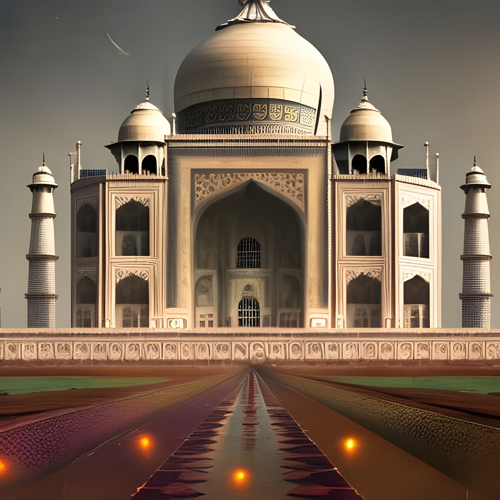 Majestic Taj Mahal Inspired AI Art - AI Generated Artwork - NightCafe ...