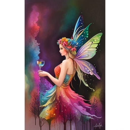 A Flock of Fairies - AI Generated Artwork - NightCafe Creator