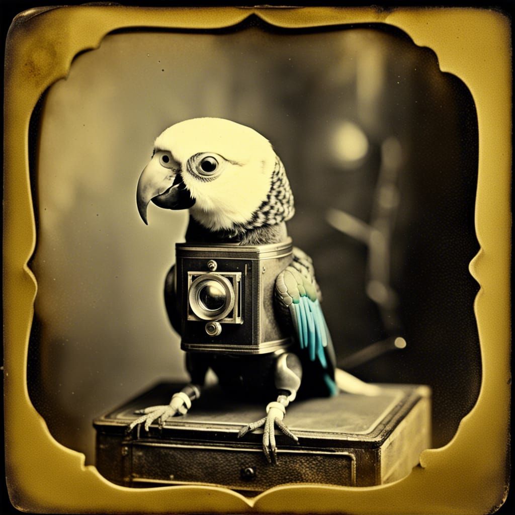 Parrot Robot I - AI Generated Artwork - NightCafe Creator