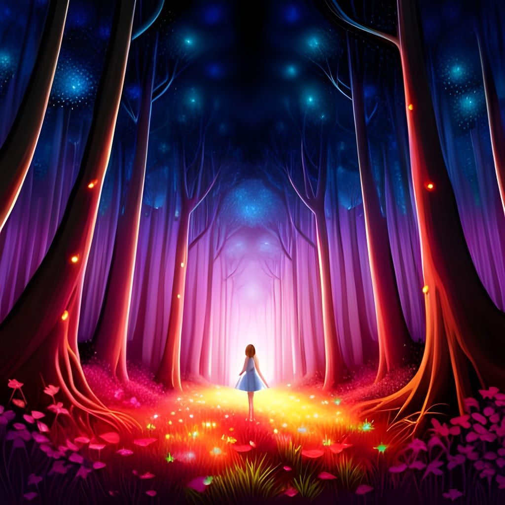 Path to Visit the Friendly Fae - AI Generated Artwork - NightCafe Creator