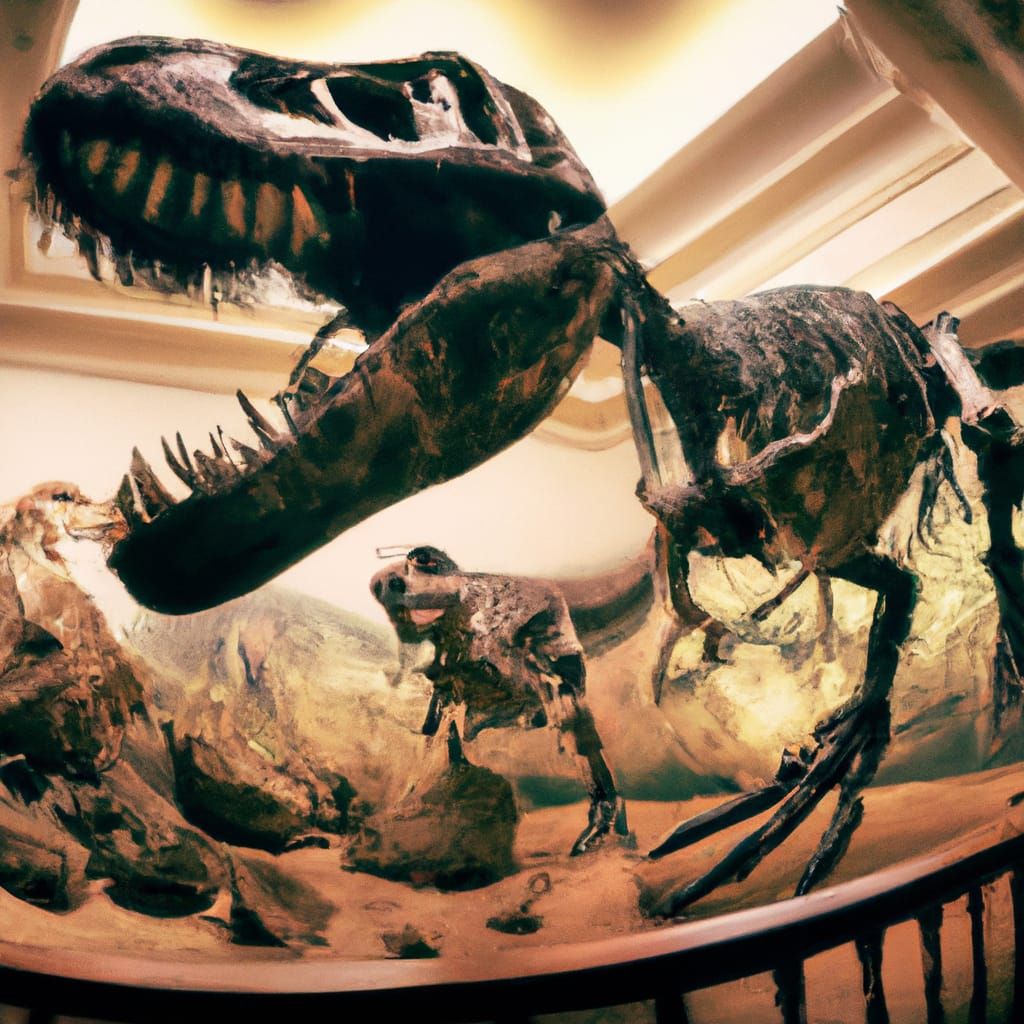 Revived T-Rex - AI Generated Artwork - NightCafe Creator