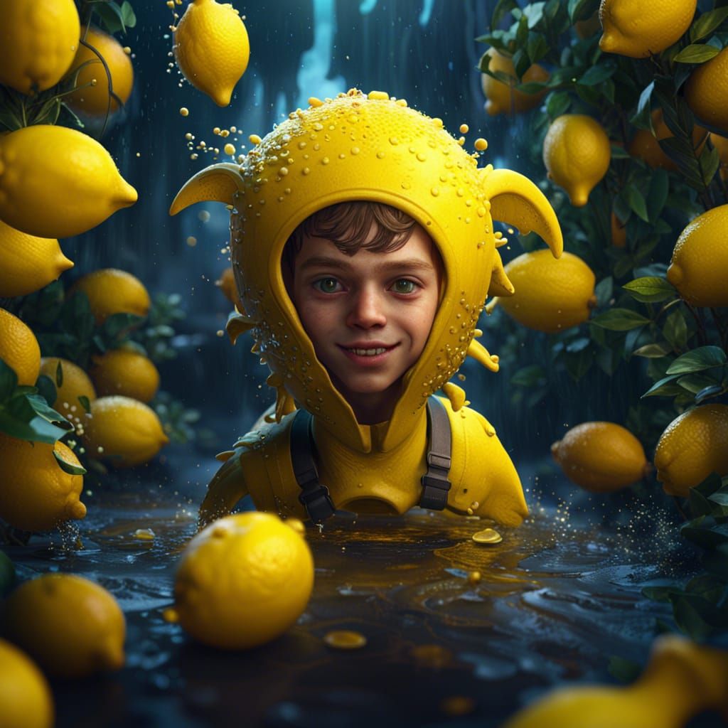 Lemon Boy 🍋 - AI Generated Artwork - NightCafe Creator