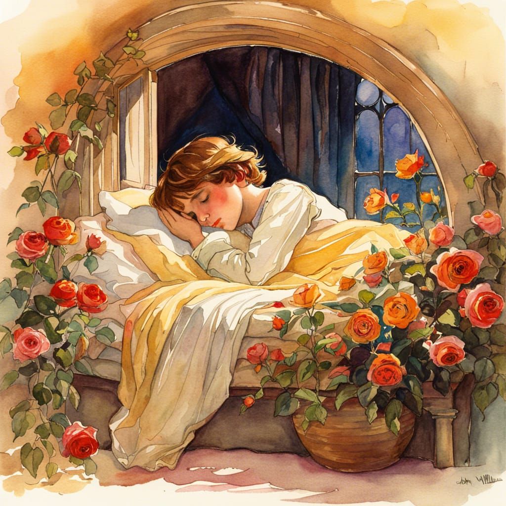 Sleeping Prince - AI Generated Artwork - NightCafe Creator