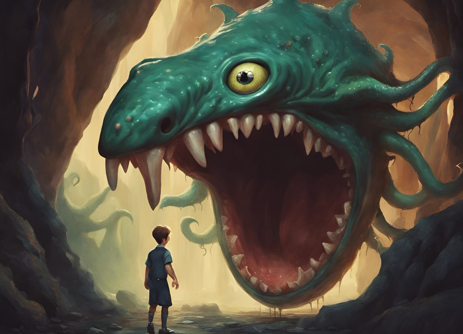 Nightmare DEMON - AI Generated Artwork - NightCafe Creator