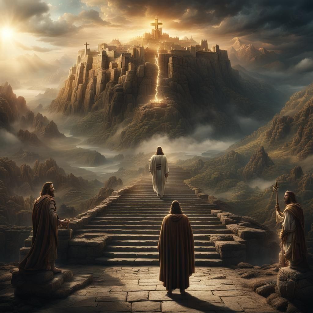 Jesus Christ, the King of Heaven - AI Generated Artwork - NightCafe Creator