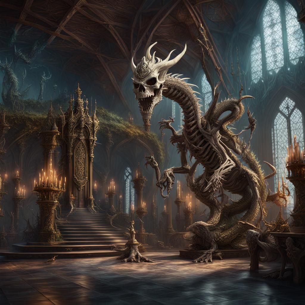A Proof of Extinct Species Called Dragons in the Throne Room of the Elf ...