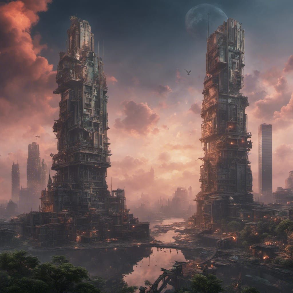 Dystopia - AI Generated Artwork - NightCafe Creator