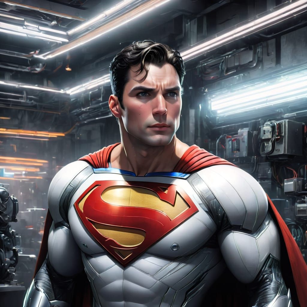 Superman. A04 - AI Generated Artwork - NightCafe Creator