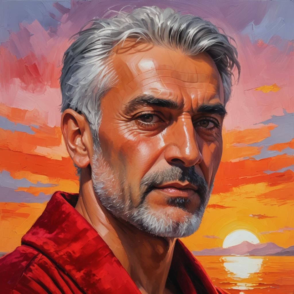 Sunset Daddy - AI Generated Artwork - NightCafe Creator