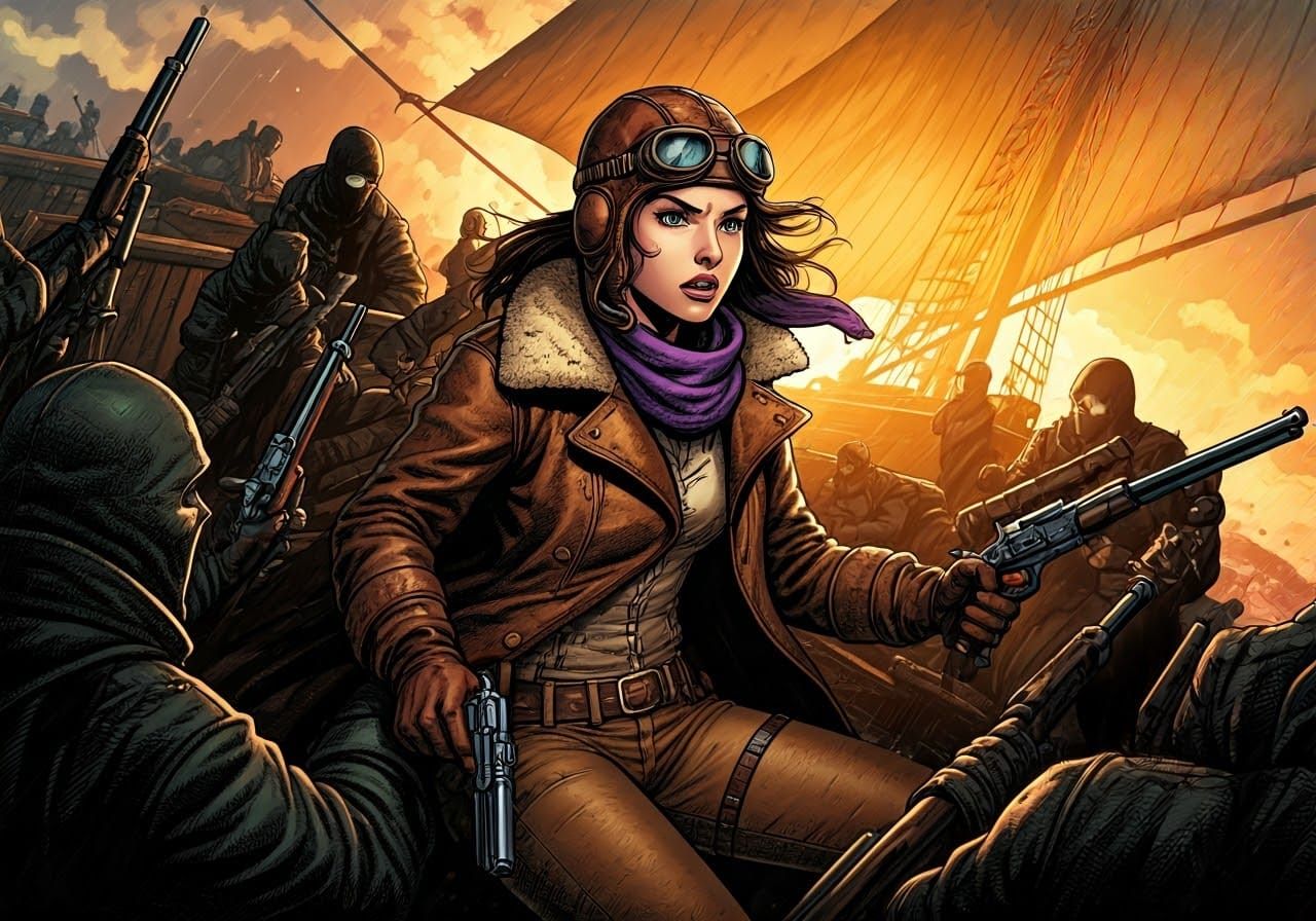 RPG / Comic Rrt: Under Attack 2 - Daring Comic Book Flight ...