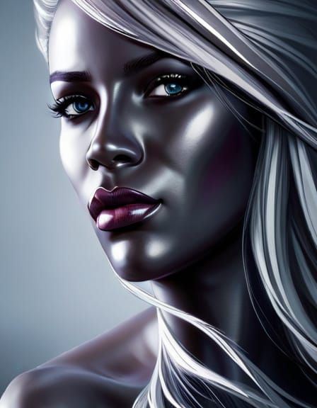 Drow Face Supremacy Midnight - AI Generated Artwork - NightCafe Creator