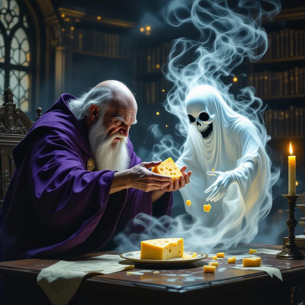 "Even ghosts like cheese" - Monk Battles Cheese-Stealing Gho...