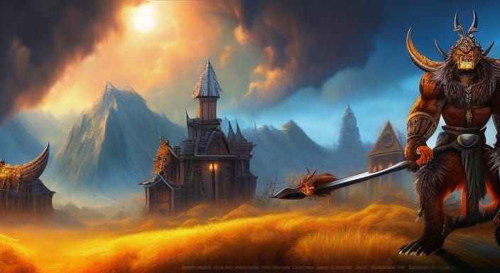 "Tiger Warrior Country" "anthropomorphic tiger people" - AI Generated ...