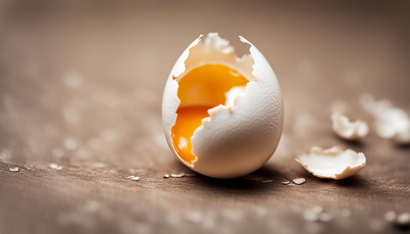 The cracked egg becomes a symbol of the continuous cycle of life. As a ...