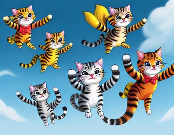 meowing flying wacky cats meowing flying wacky cats meowing flying ...