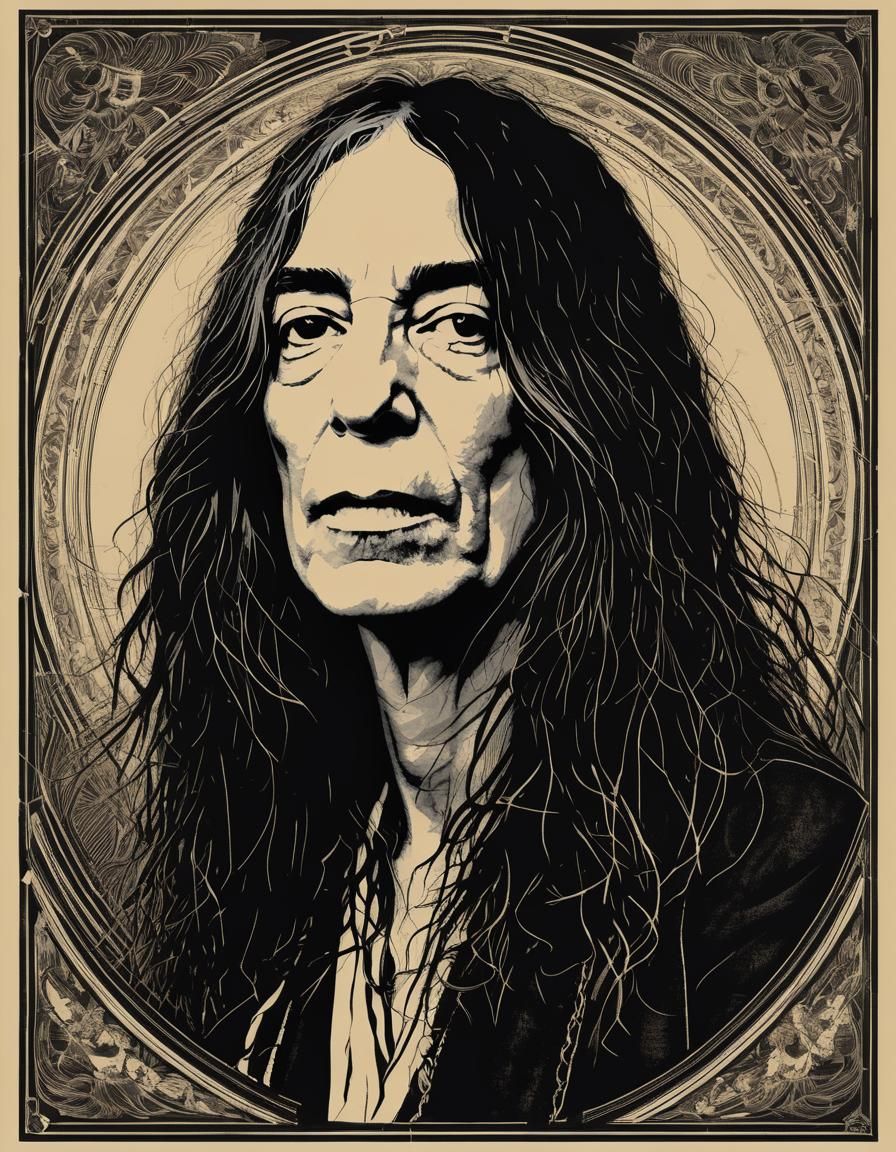 Patti Smith - AI Generated Artwork - NightCafe Creator
