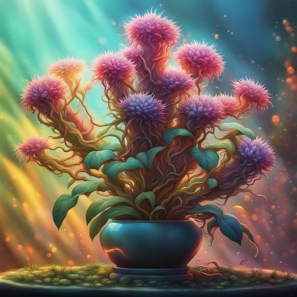 Magical plant - AI Generated Artwork - NightCafe Creator