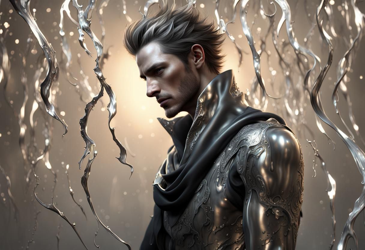 silver dude - AI Generated Artwork - NightCafe Creator