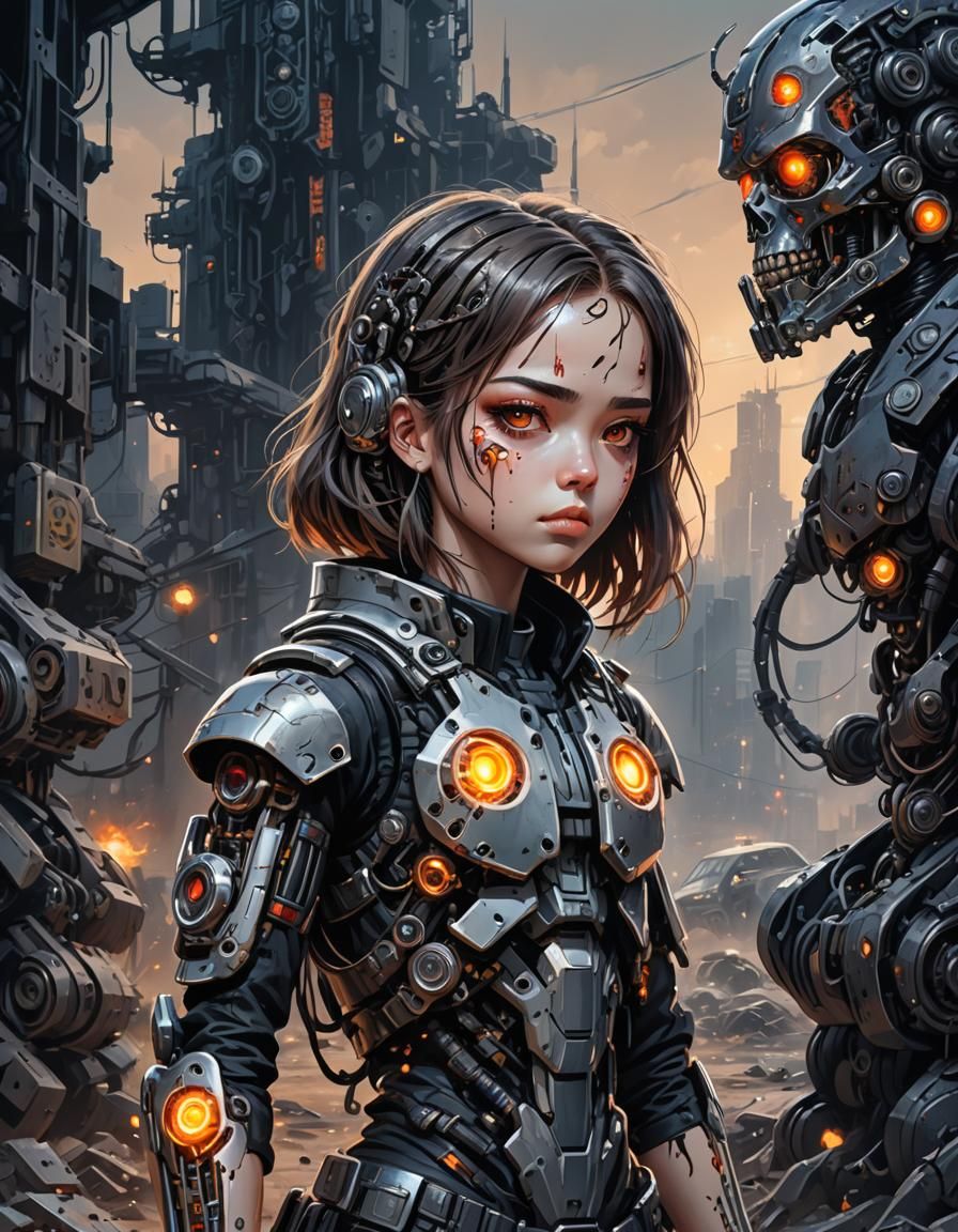 Terminator ~ - AI Generated Artwork - NightCafe Creator