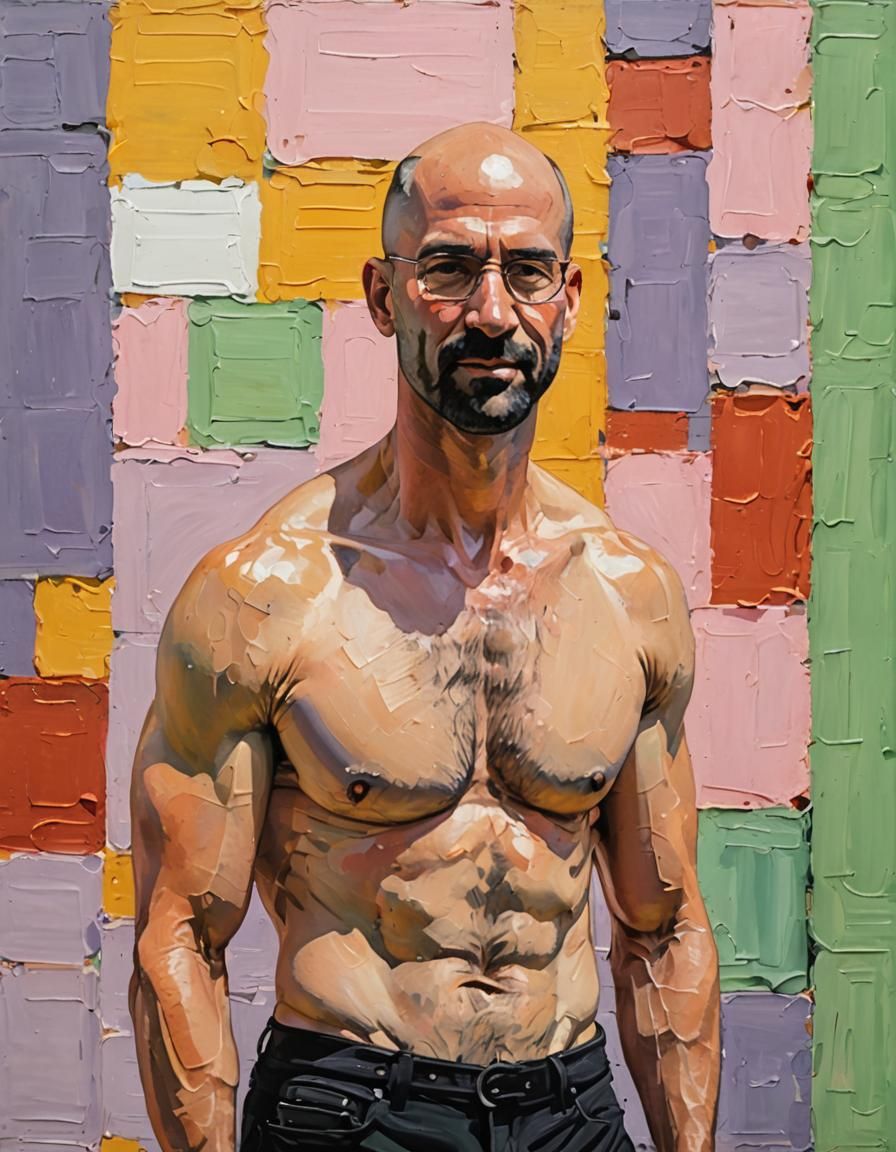 Gérôme shirtless, impasto painting - AI Generated Artwork - NightCafe ...